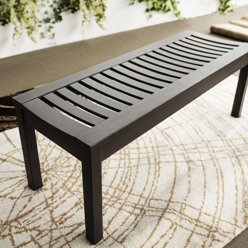 Cambridge Casual Malibu Mahogany Outdoor Backless Bench | Wayfair